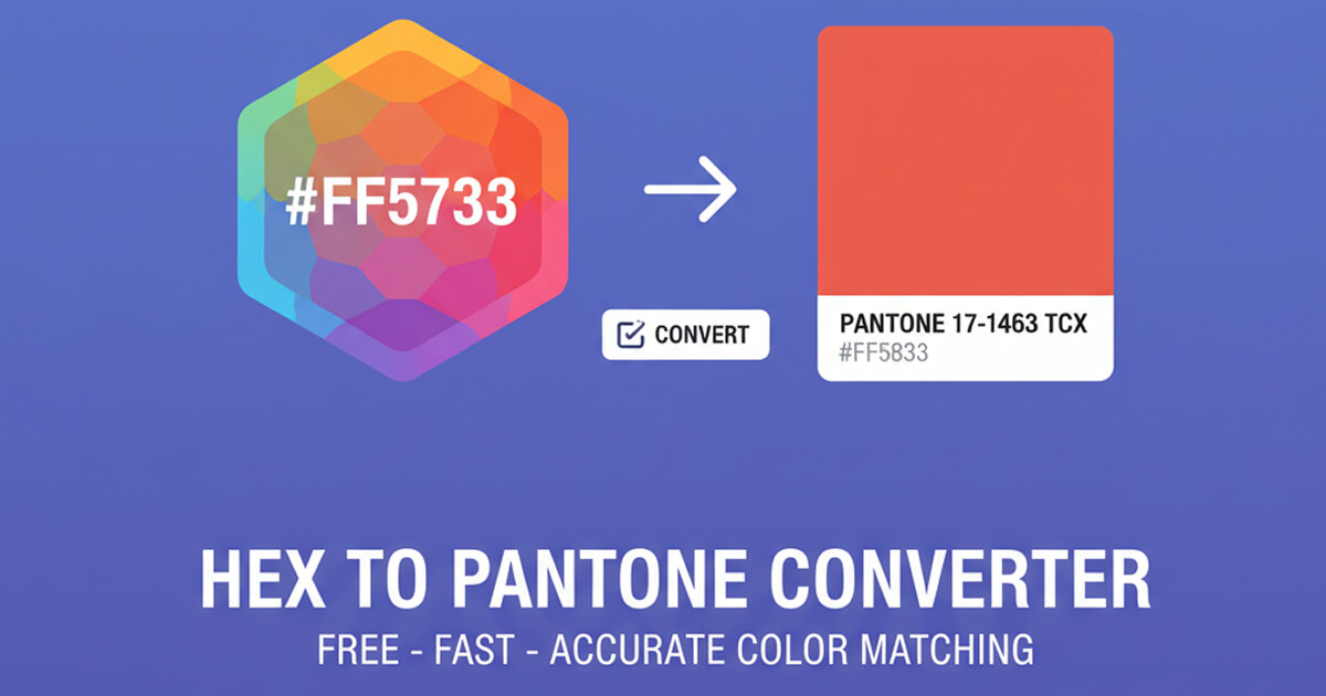 Hex to Pantone Converter - Free Online Color Matching Tool